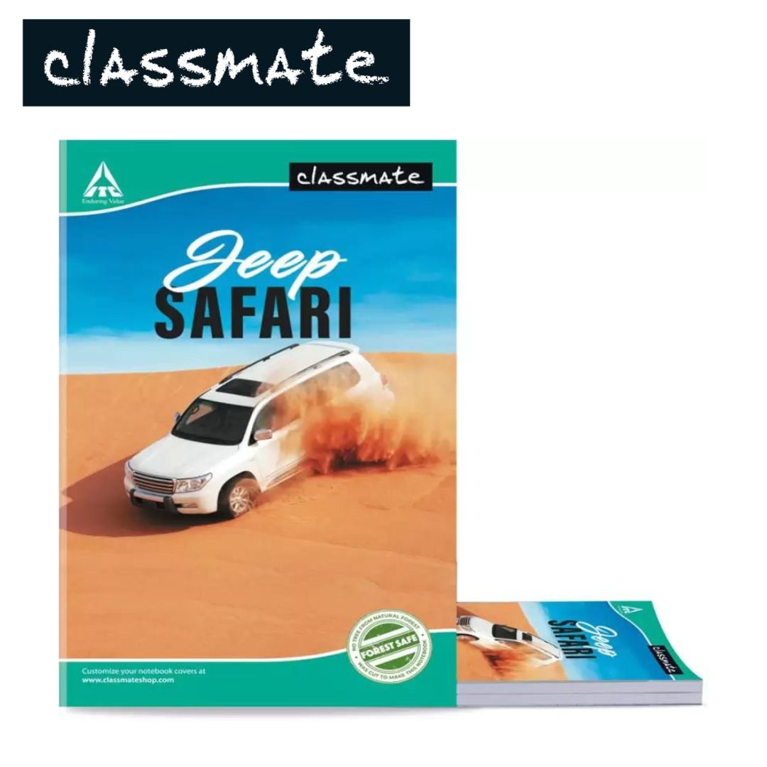 Classmate Soft Bounded Single Line Long Note Book 256Pg (272X167mm)